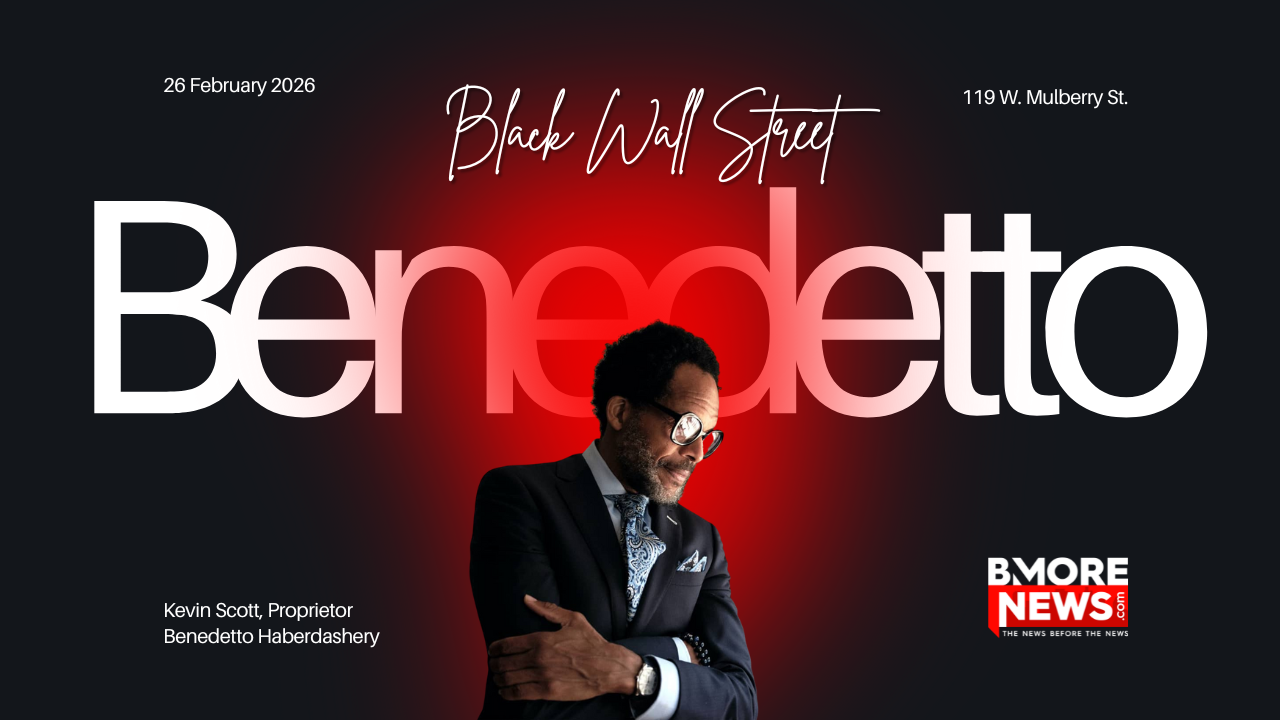 Black Wall Street BENEDETTO, Feb. 26th at Benedetto Haberdashery ...
